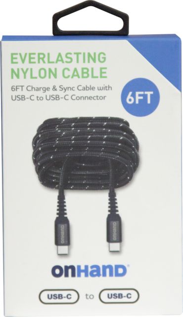 ON HAND C TO C CABLE 6FT, BLACK - ONLINE ONLY | OnHand | Nashville ...